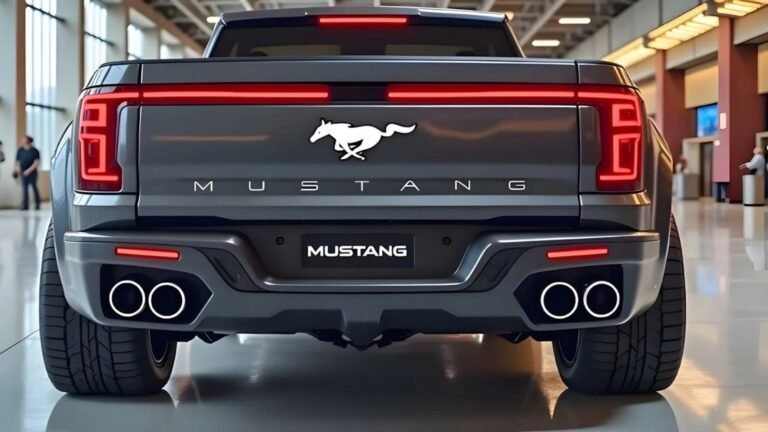 Ford Mustang Pickup Truck 2026 Revealed: Luxury, Muscle Power, High ...